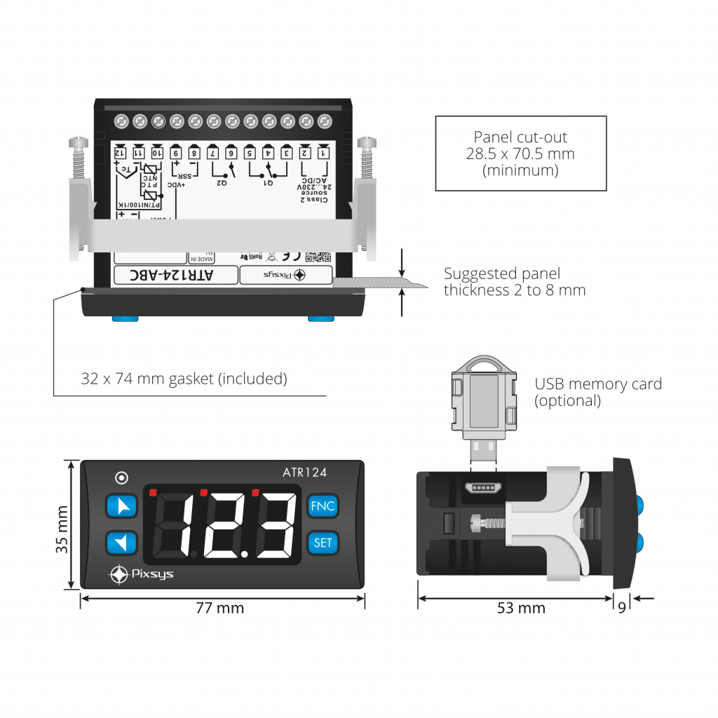 Pixsys ATR124 | Calex